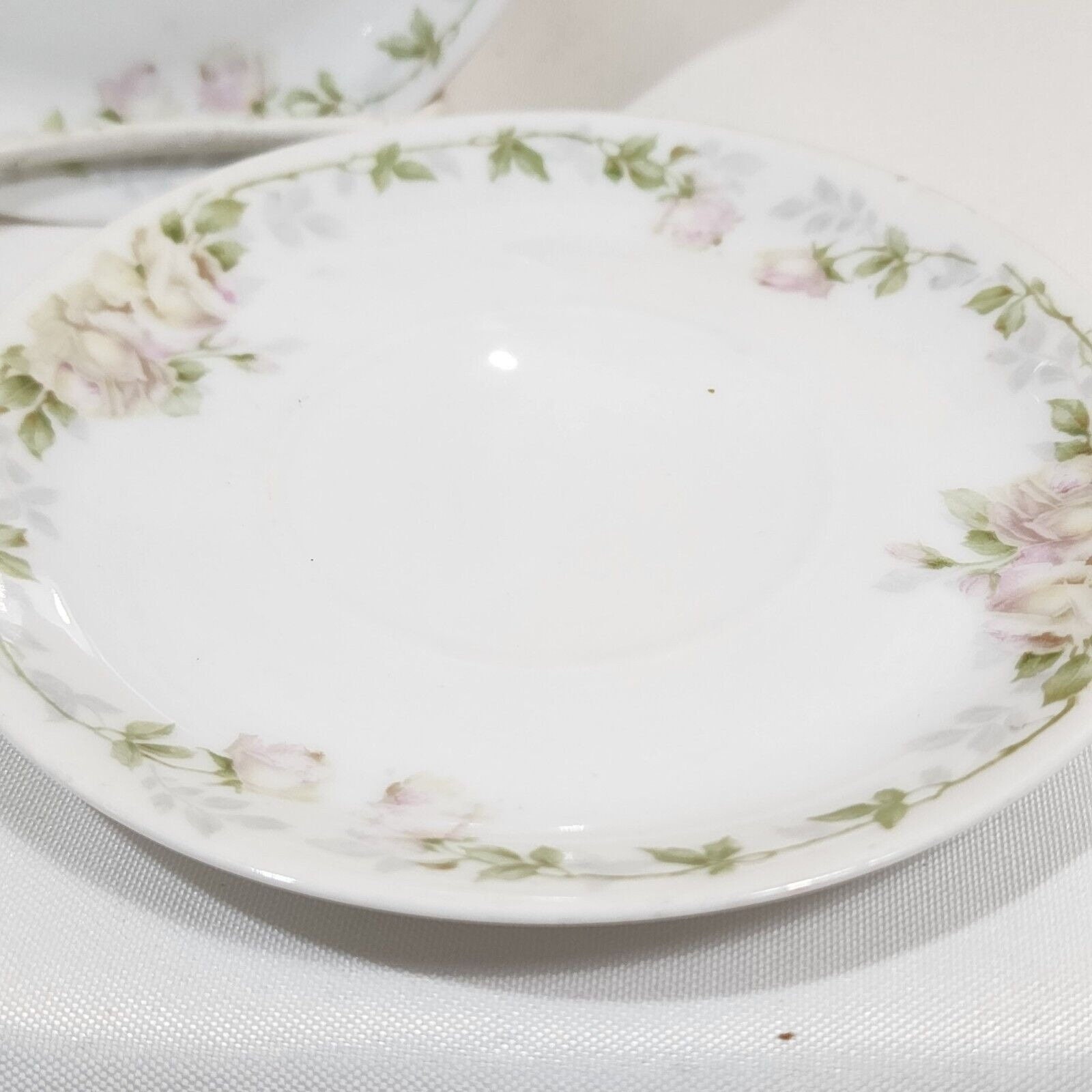 2 Vintage Rosenthal Donatello Pink Roses Saucers 5.5 Plate Bavaria - Etsy