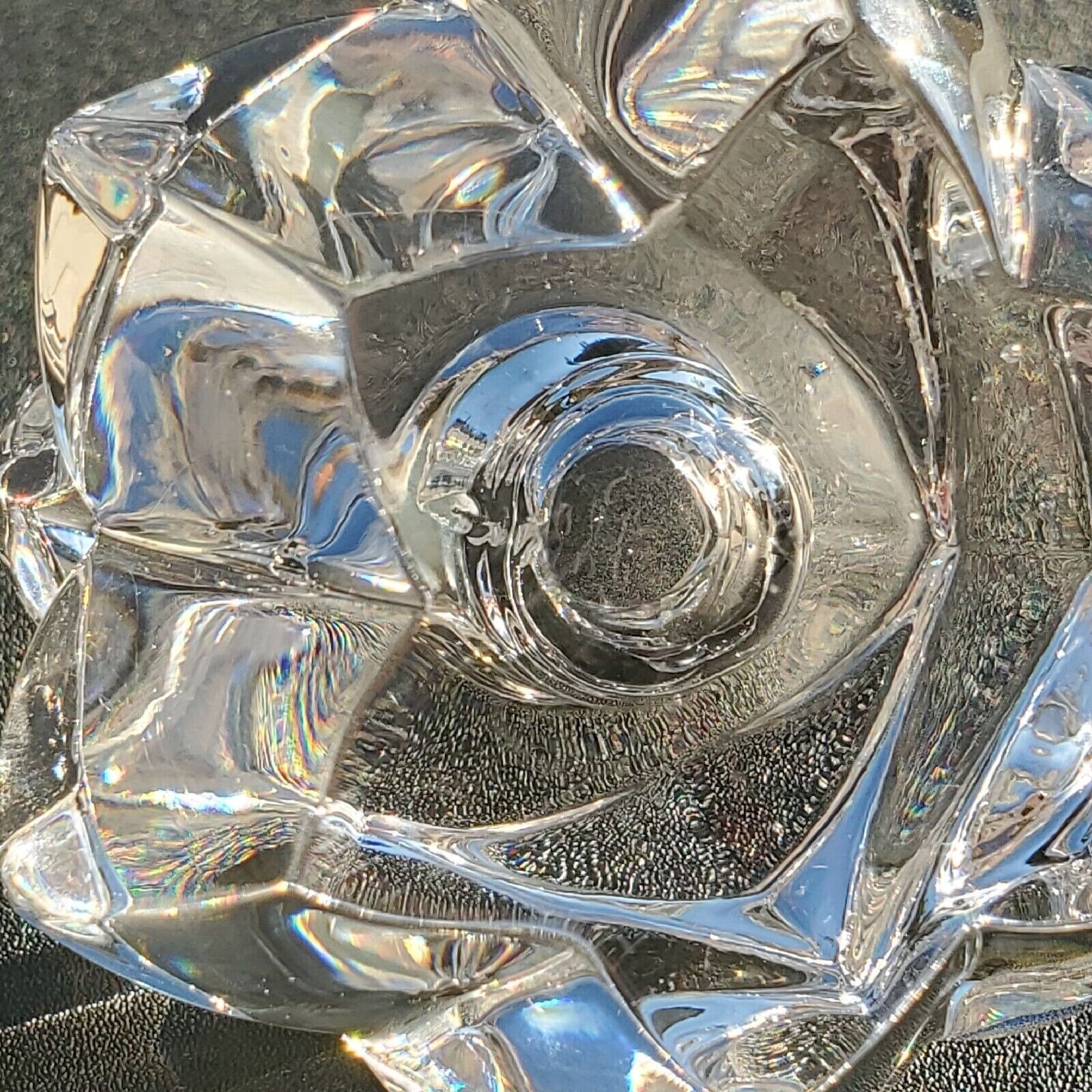 1980s Gorham Full Lead Crystal Rose Petal Candle Stick Holder - Etsy