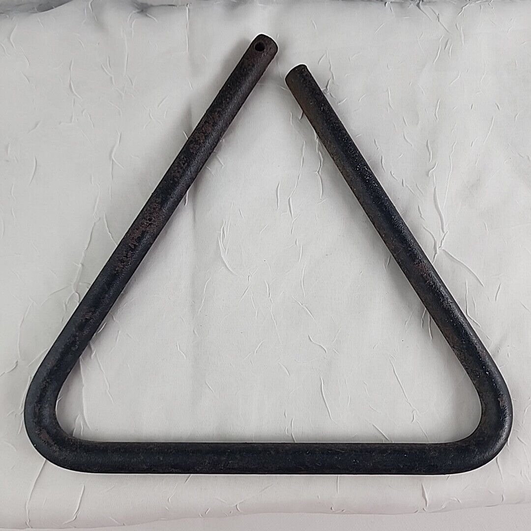 Vintage Iron Triangle Dinner Bell Western Decor 8.5" Triangle - Etsy