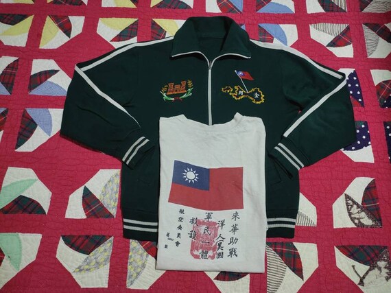 vintage souvineer flying tiger embroidery - Gem