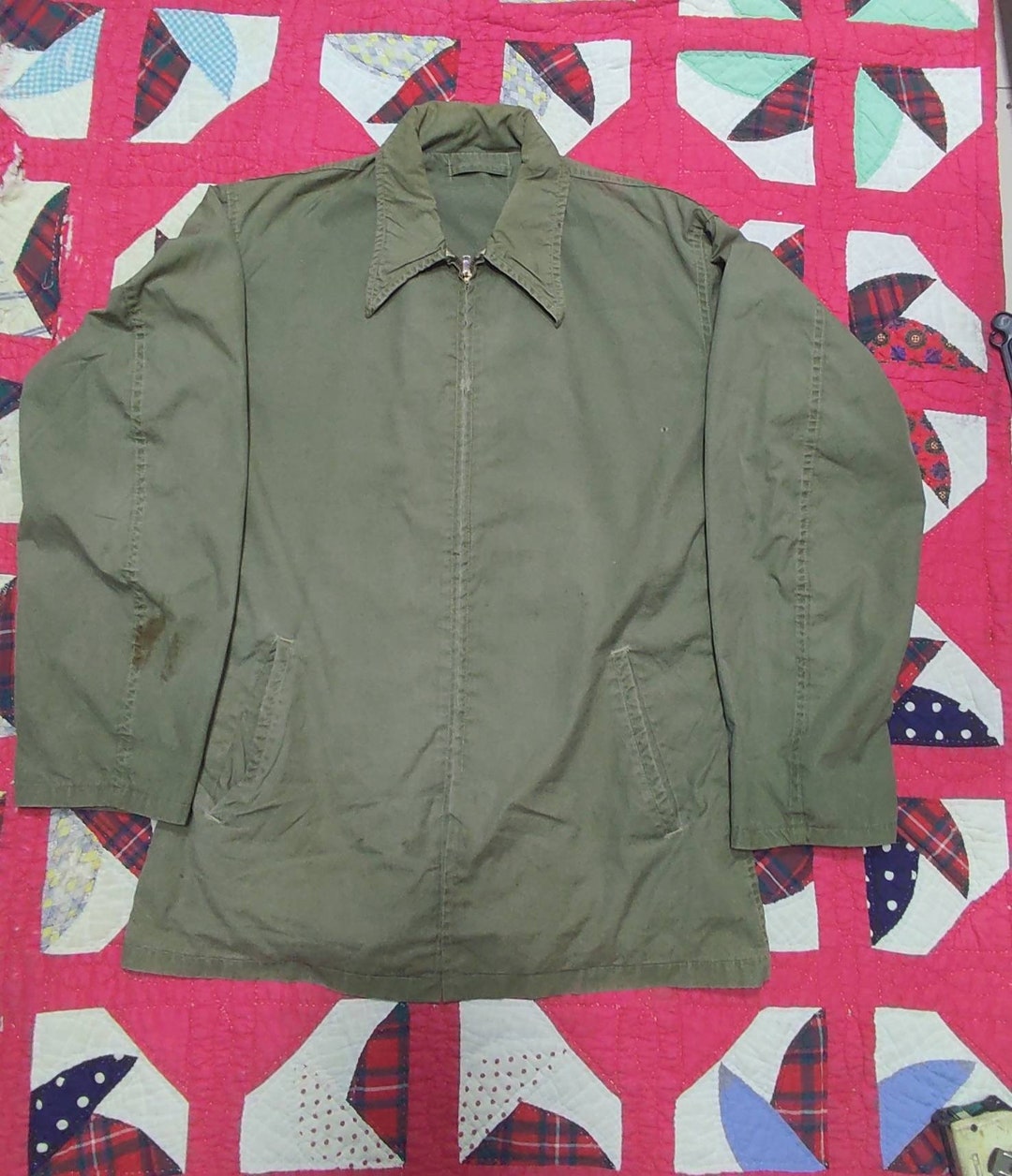 Rare Pattern Military Tanker Jacket - Etsy