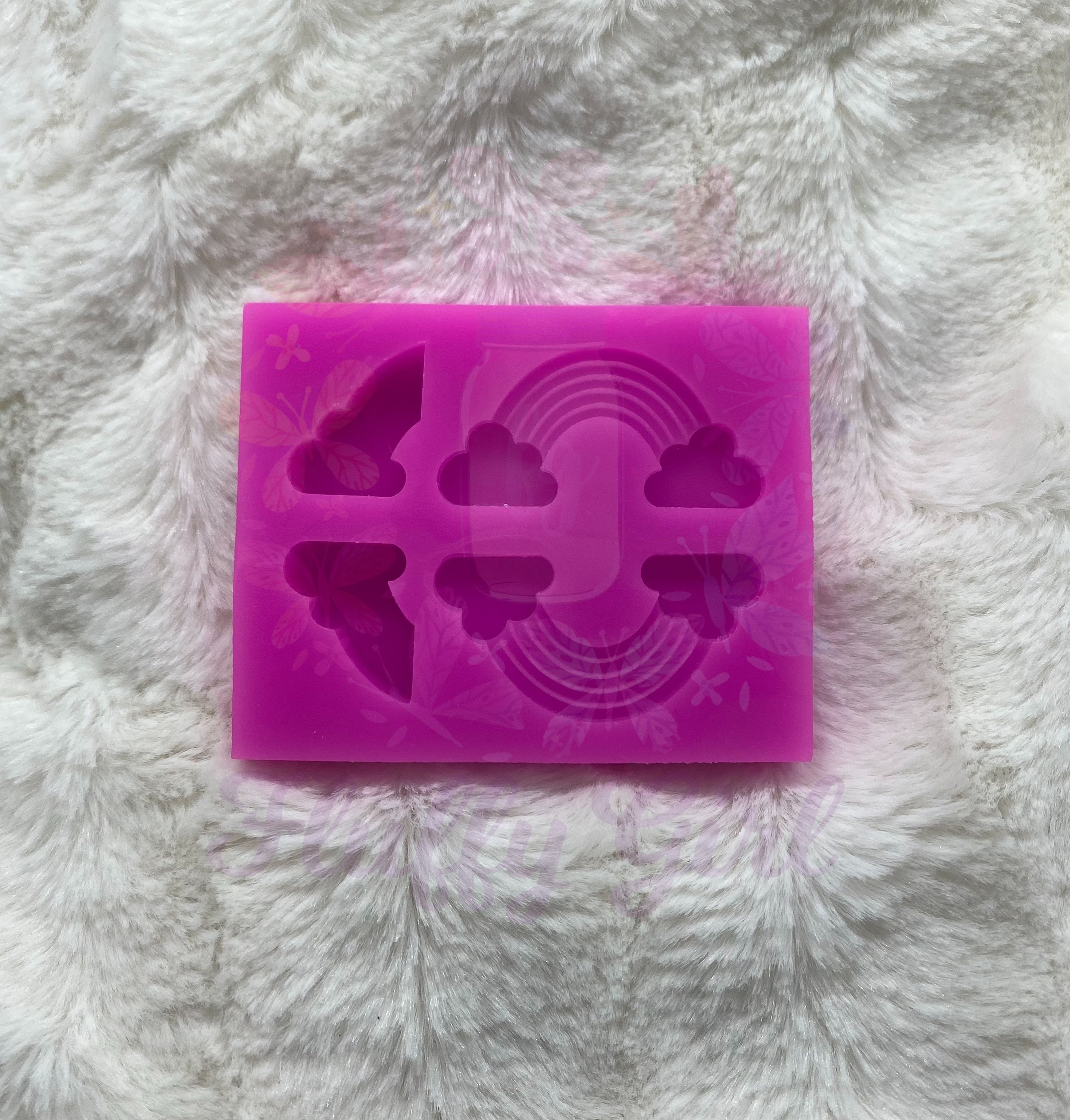 Rainbow Mold Straw Topper Mold Rainbow Straw Topper Mold | Etsy