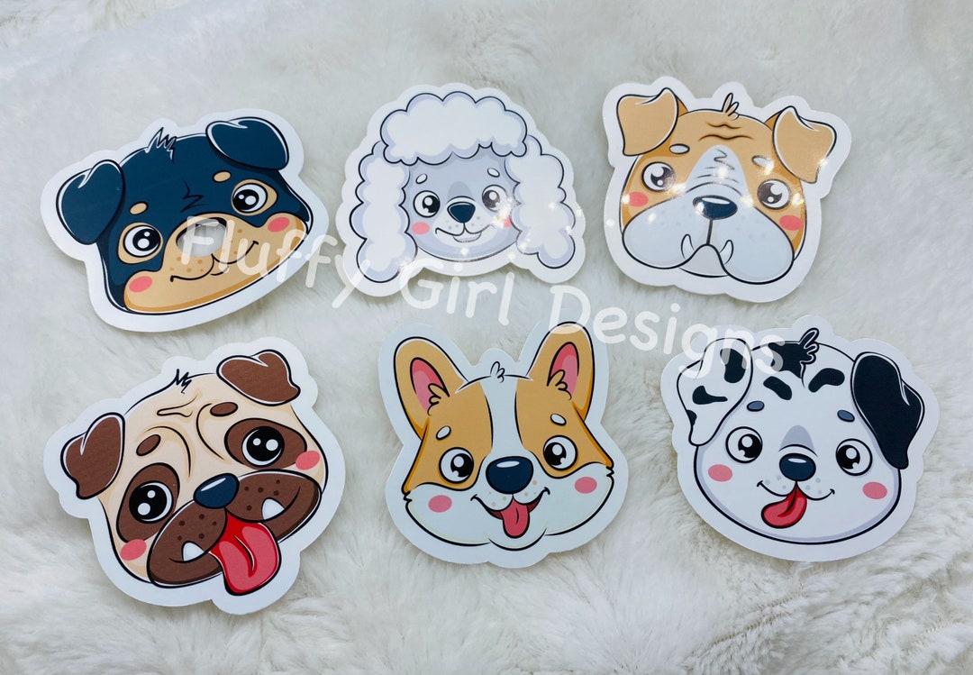 Dog Stickers, Stickers, Dog Sticker, Cute Stickers, Glitter Stickers ...