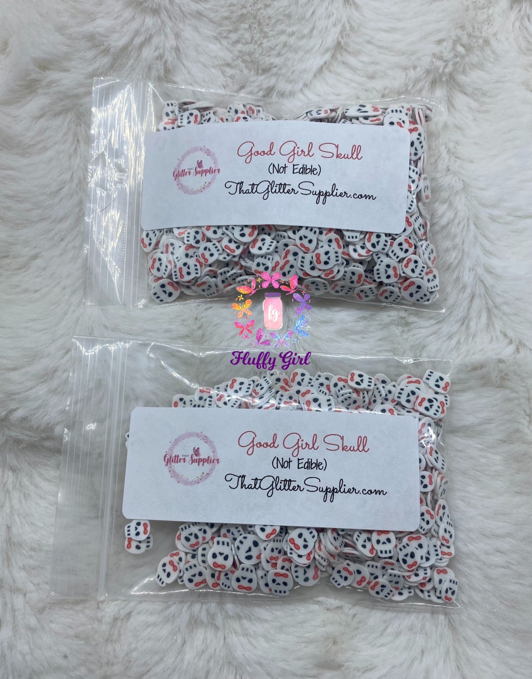 Skull, Polymer Clay, Poly Fruit, FIMO, Glitter, Glitter Fruit, Keychain ...