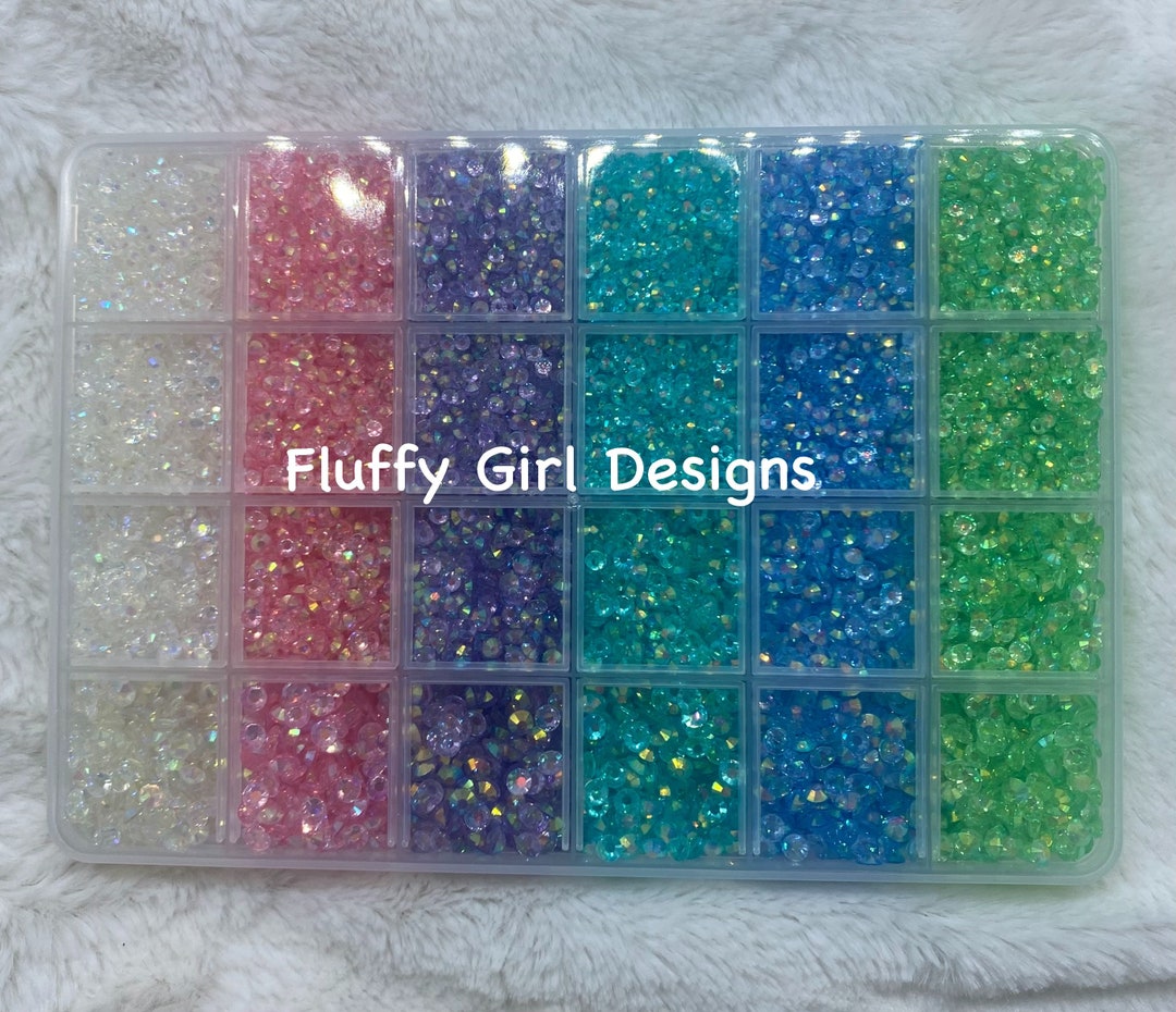 Rhinestones, Rhinestone Kit, Jelly Rhinestone Kit, 3mm, 4mm, 5mm Jelly ...