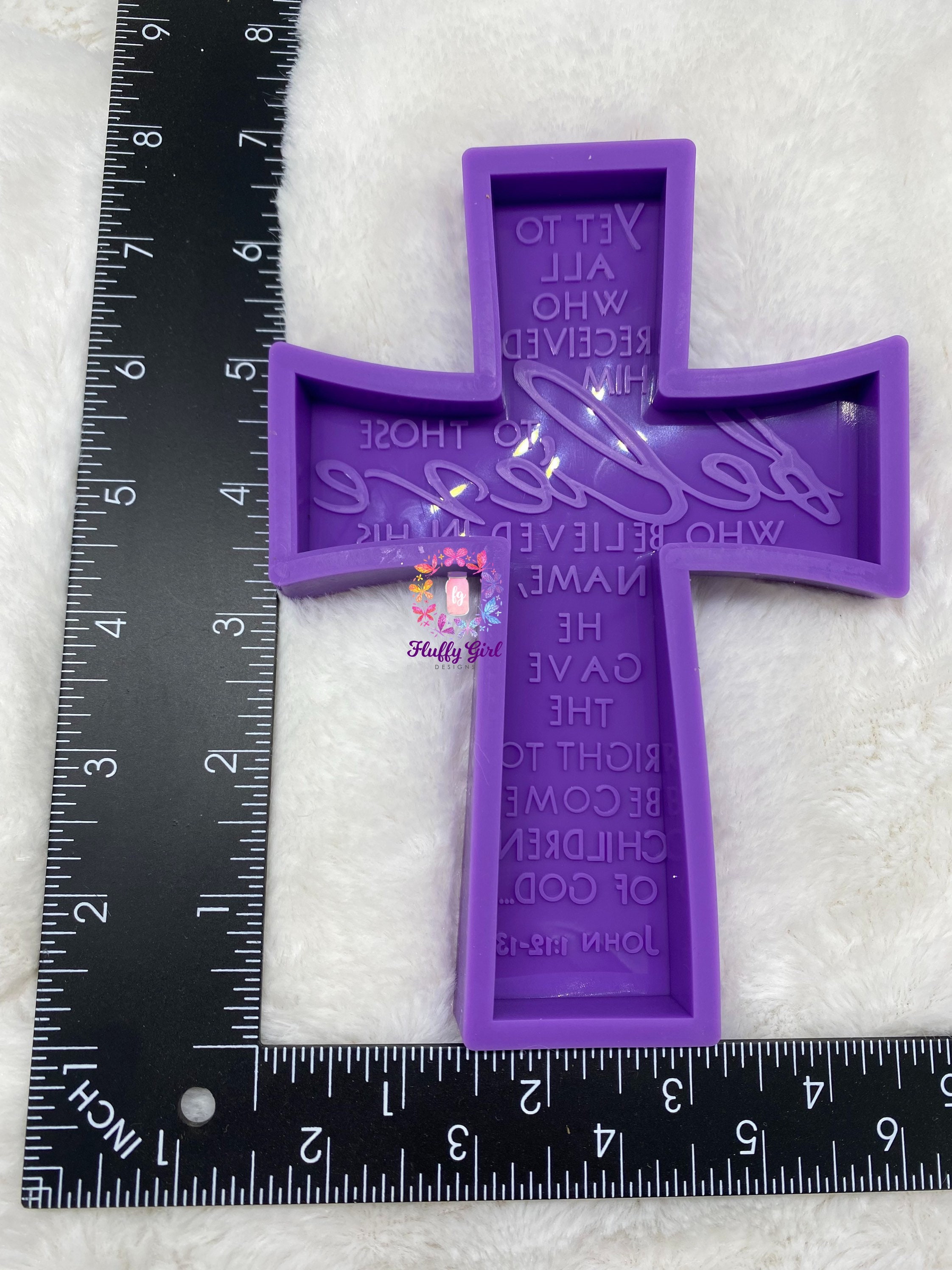 Faith Cross Freshie Mold Freshie Mold Cross Mold Mold - Etsy