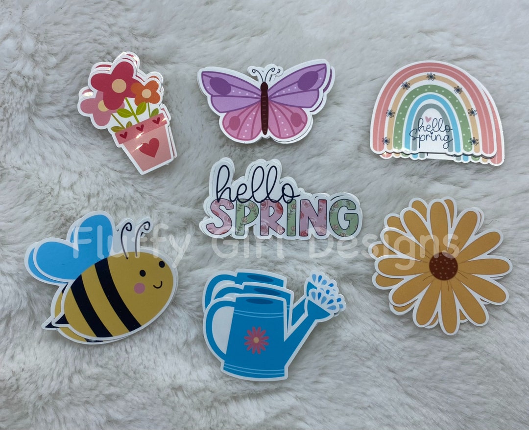 Spring Stickers, Stickers, Spring Sticker, Cute Stickers, Flower ...