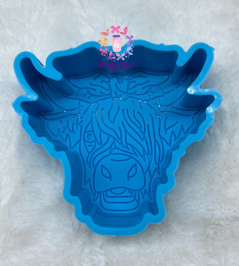 Highland Cow Freshie Mold, Freshie Mold, Cow Mold, Mold, Freshie ...