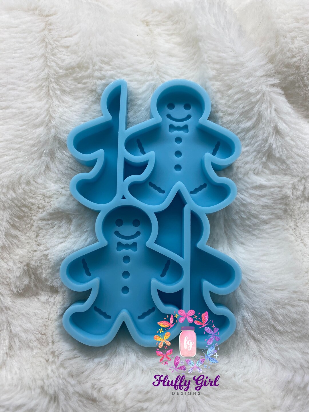 Gingerbread Man Mold, Straw Topper Mold, Gingerbread Man Straw Topper ...