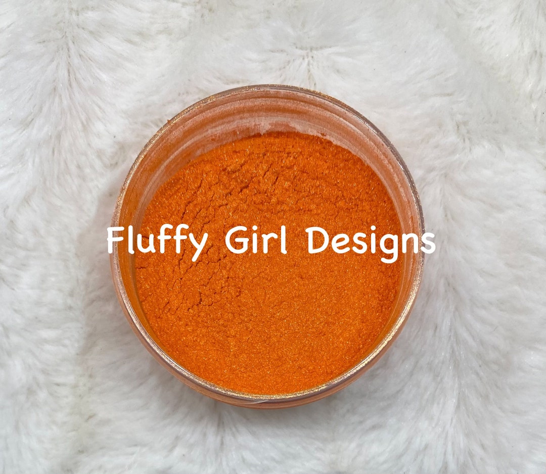 Orange Mica Powder, Mica Powder, Pigments, Orange Pigment Powder ...