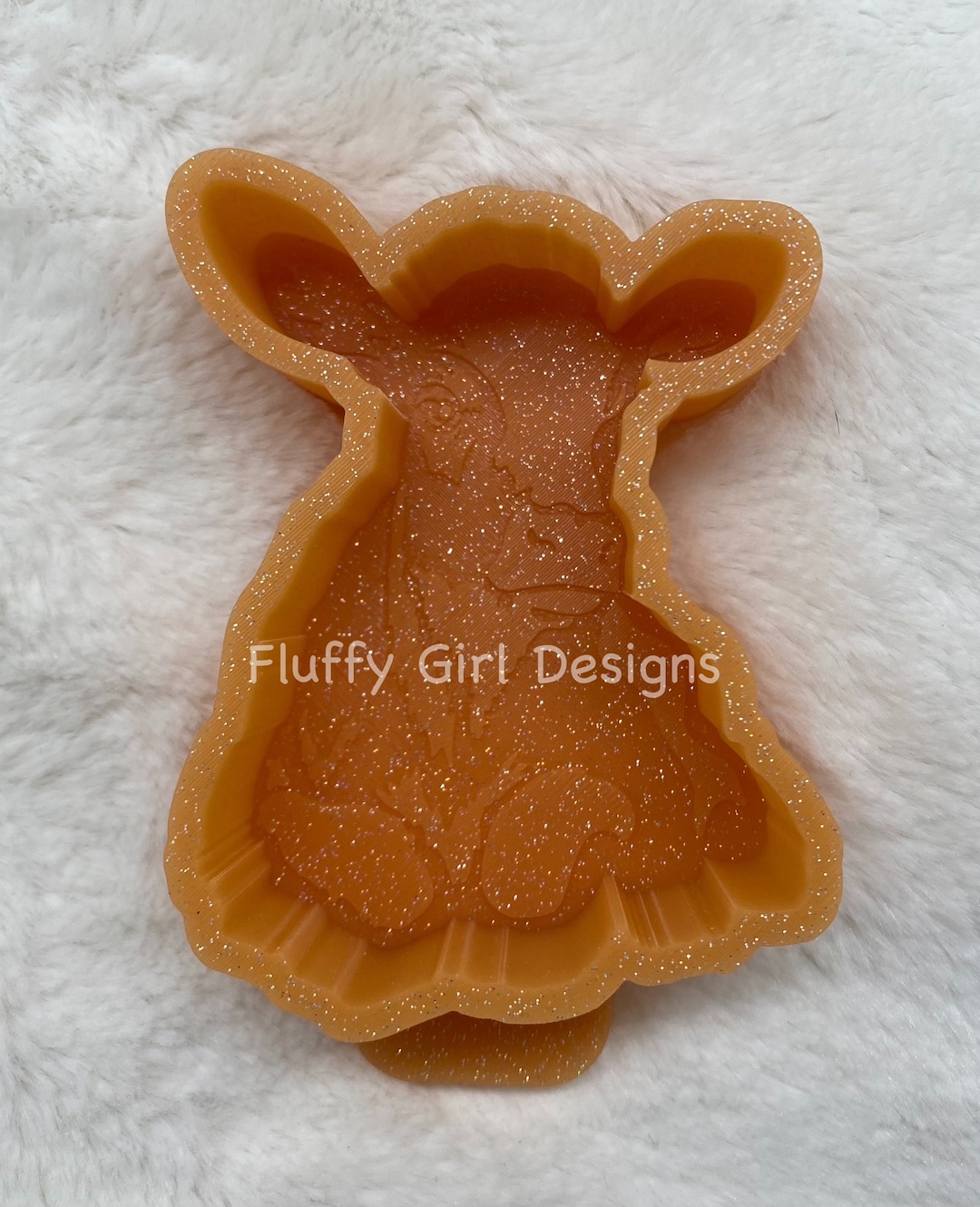 Sitting Cow Freshie Mold, Cow Mold, Freshie Mold, Mold, Freshie ...