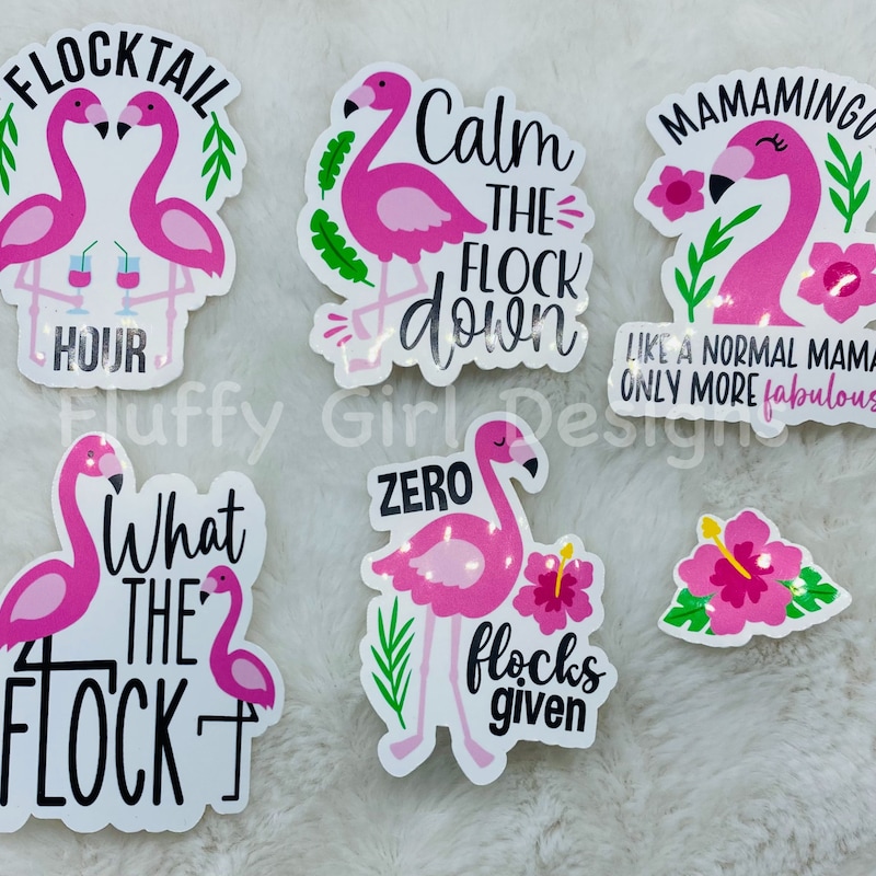 Flocked Stickers - Etsy