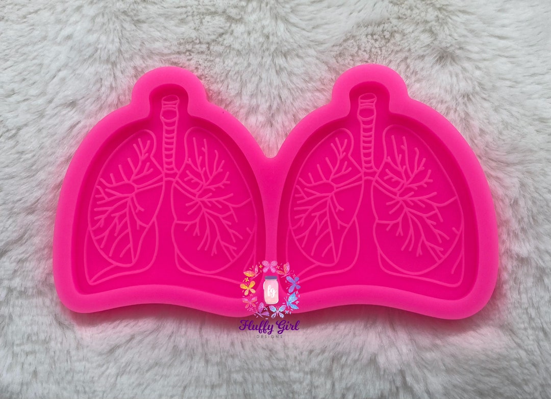 Lungs Badge Reel Mold, Badge Reel Mold, Phone Grip Mold, Heart Badge ...