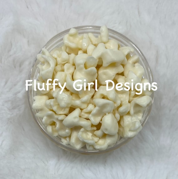 Popcorn FAKE Popcorn Popcorn Polymer Clay Yellow Popcorn - Etsy