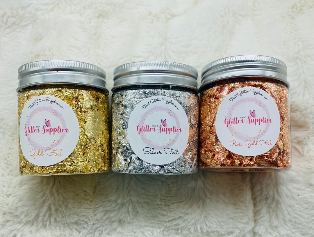 Foil Flakes, Flake Glitter, Foil Flake Glitter, Gold Flakes, Silver ...