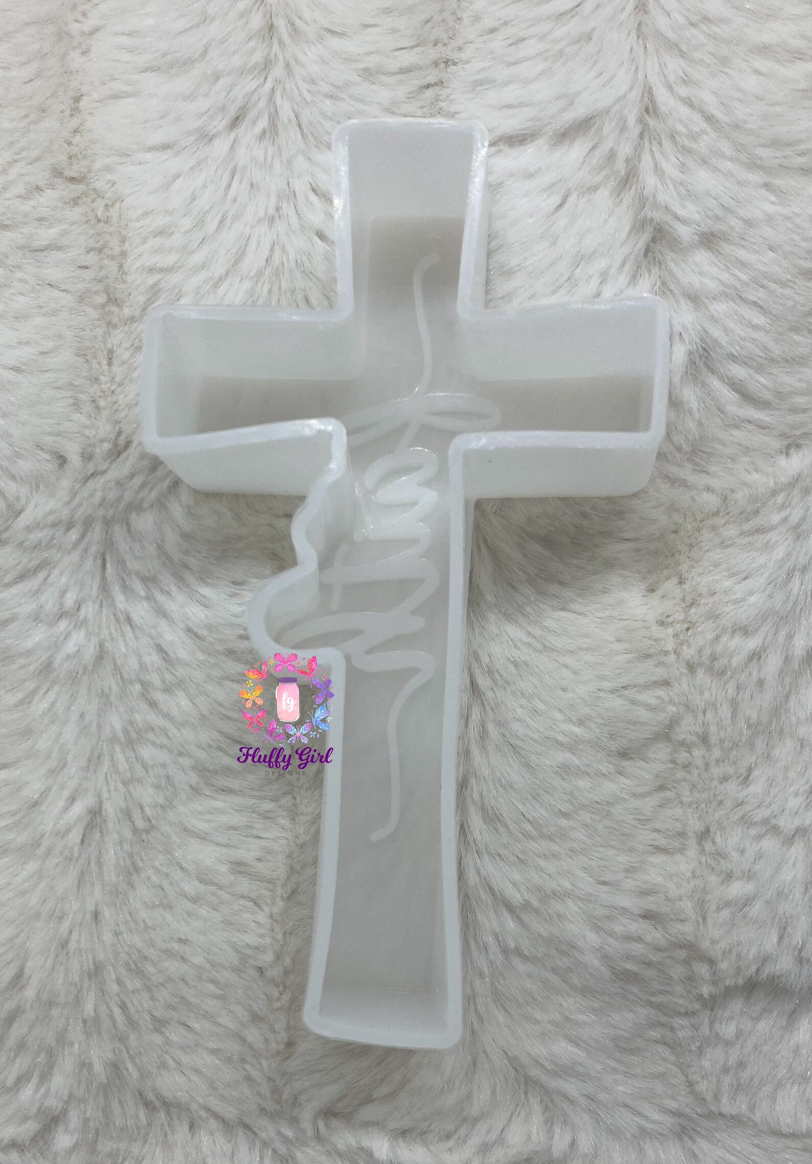Faith Cross Freshie Mold Freshie Mold Cross Mold Mold - Etsy