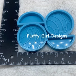 Conchas Straw Topper Mold, Concha Straw Topper, Concha Mold, Silicone ...