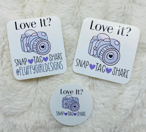 Snap and Tag Stickers Review Stickers Packaging Stickers | Etsy