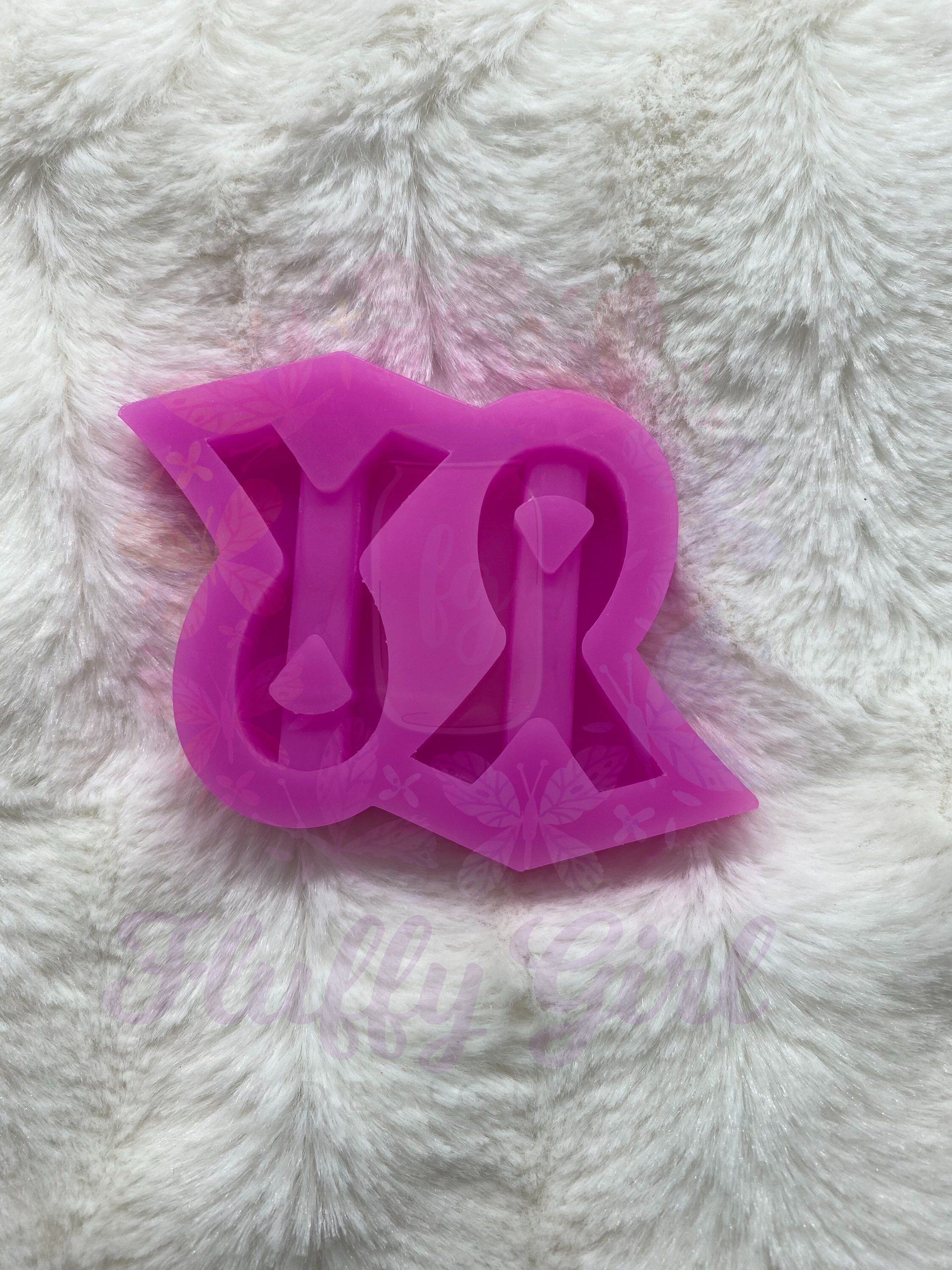 Breast Cancer Ribbon Mold Straw Topper Mold Ribbon Straw | Etsy