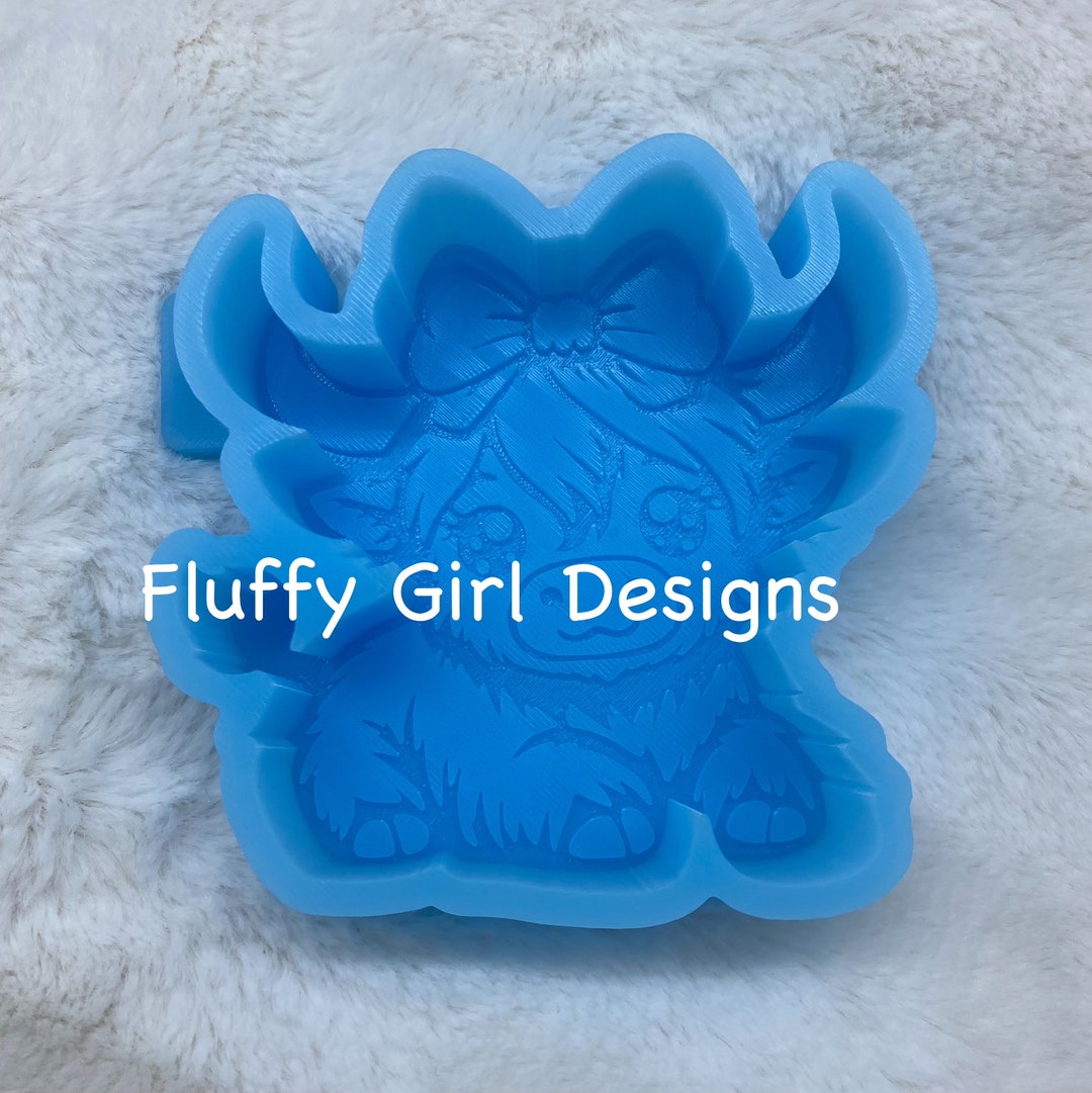 Highland Cow Freshie Mold, Freshie Mold, Mold, Freshie, Candle Mold ...