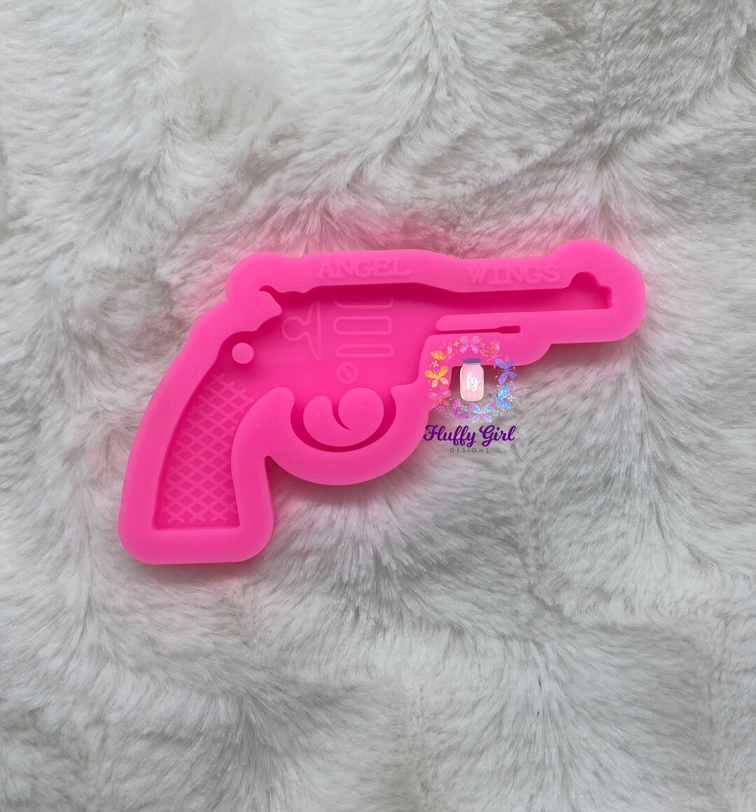 Gun Mold, Mold, Gun Keychain Mold, Revolver Mold, Gun, Revolver ...