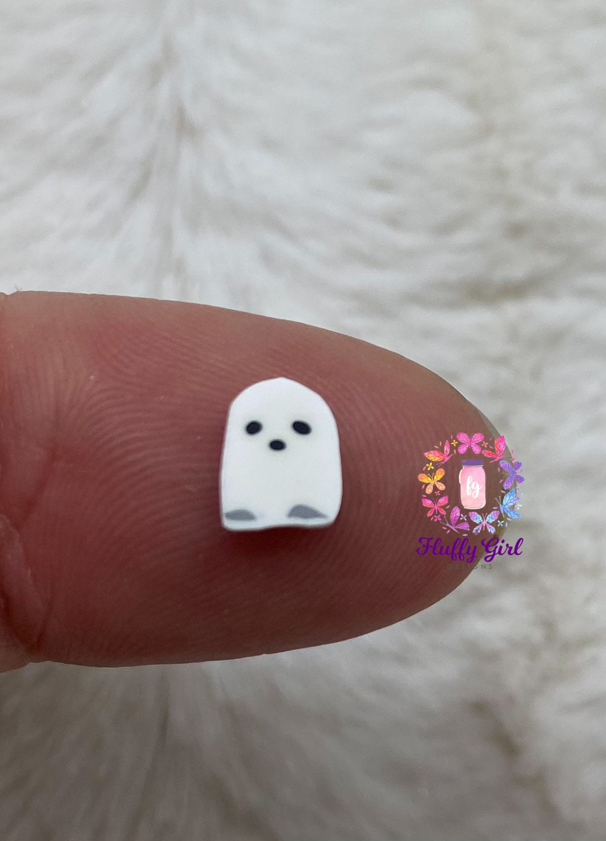 Ghost Polymer Sprinkles Polymer Fruit Halloween Glitter | Etsy