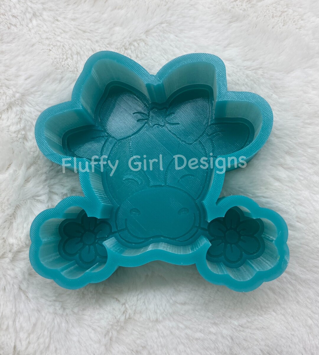 Cow Freshie Mold, Cow With Flower Freshie Mold, Freshie Mold, Mold ...