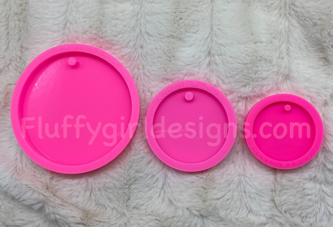 Circle Mold, Keychain Mold, Circle Keychain Mold, Circle Jewelry Mold ...
