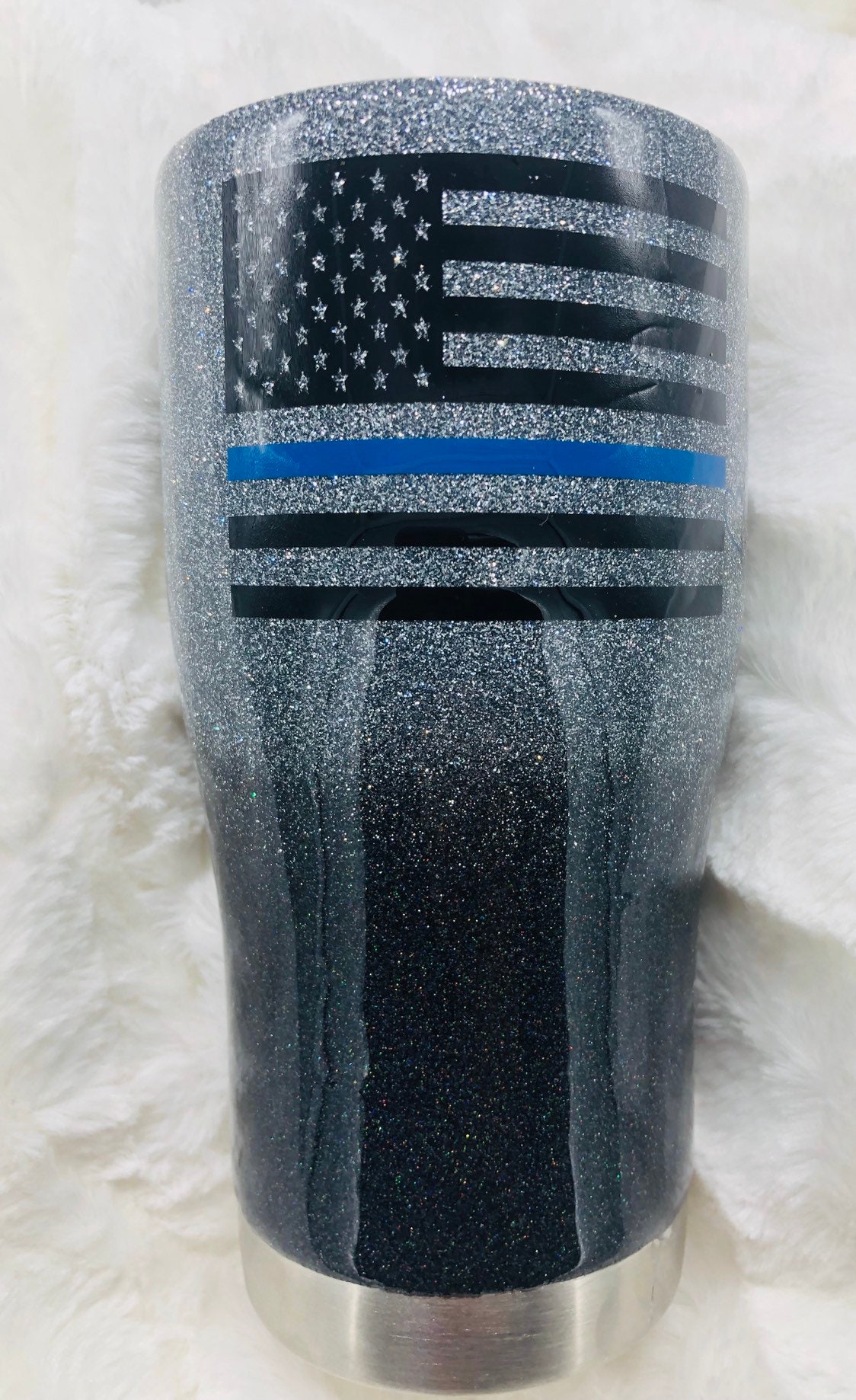 Law Enforcement Law Enforcement Cup LEO Glitter Cup | Etsy