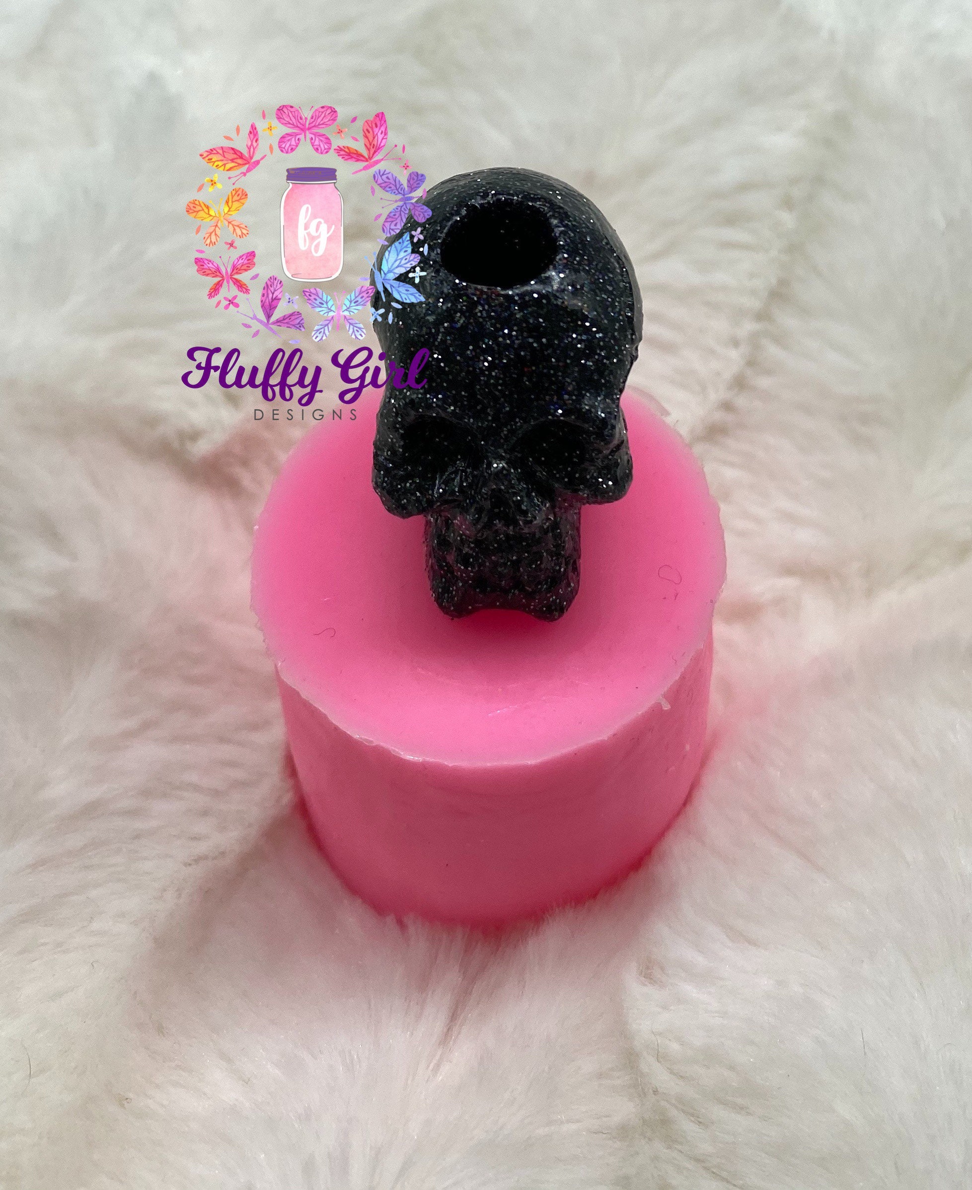 Skull Straw Topper Mold,straw Topper, Mold, Silicone Mold, Skull Mold ...