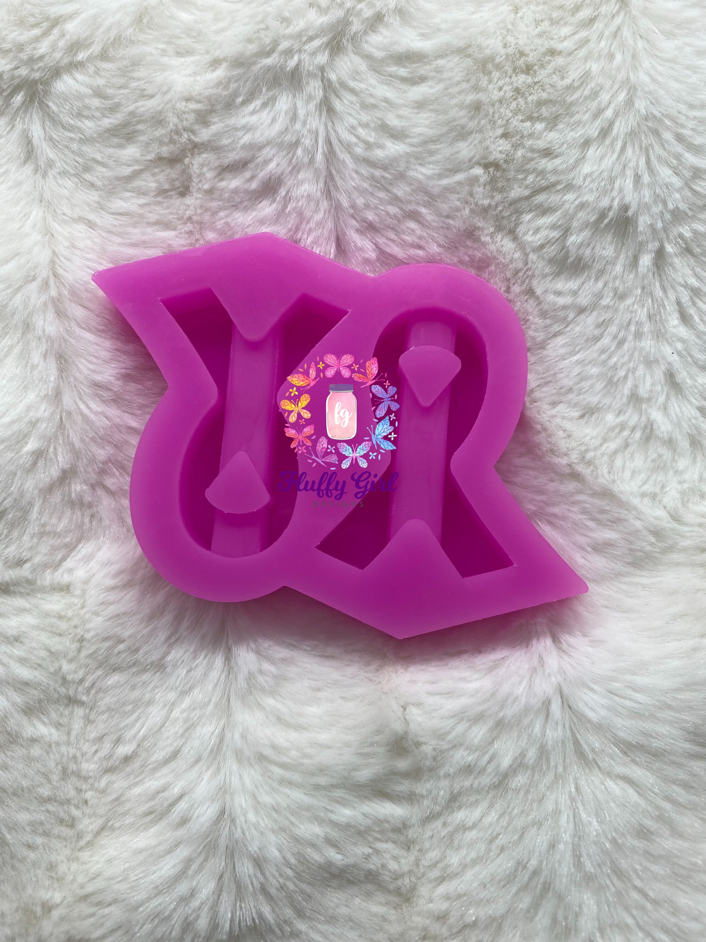 Breast Cancer Ribbon Mold Straw Topper Mold Ribbon Straw - Etsy