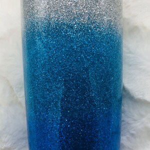 Blue Glitter Cup, Blue Ombré Glitter Cup, Glitter Cup, Glitter Yet ...
