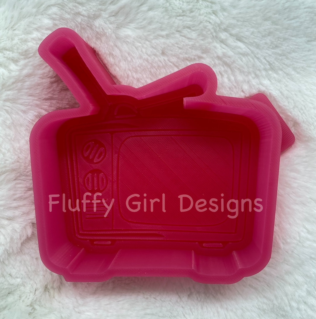 TV Freshie Mold, Freshie Mold, Retro TV Mold, Mold, Freshie, Freshie ...