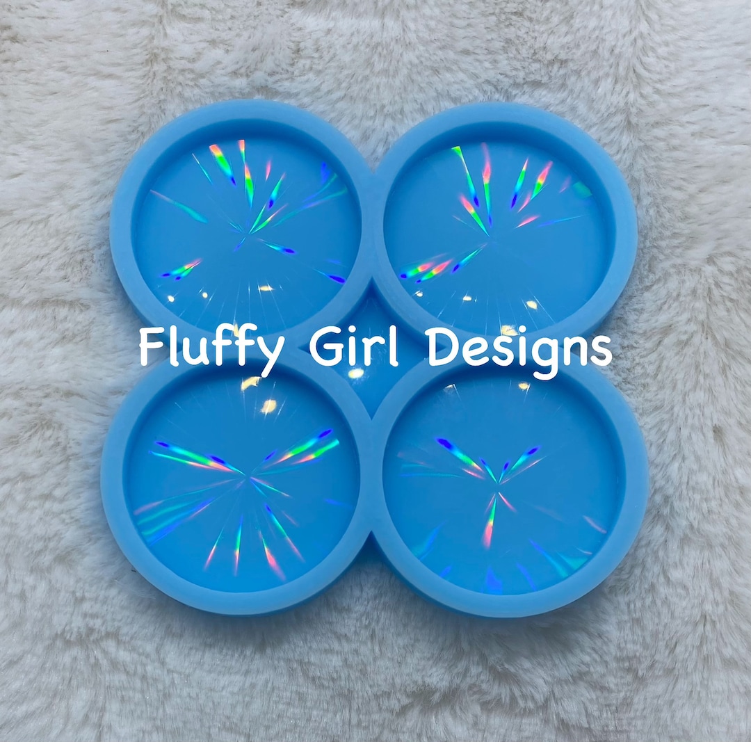 Holographic Badge Reel Mold, Badge Reel Mold, Phone Grip Mold, Circle ...