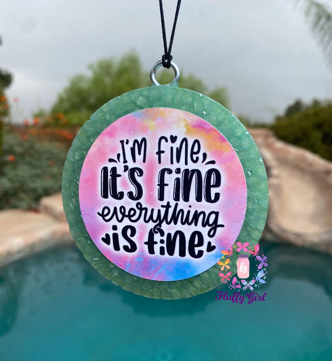 Freshie, Freshener, Car Scent, Everything is Fine, Car Scent, Car ...