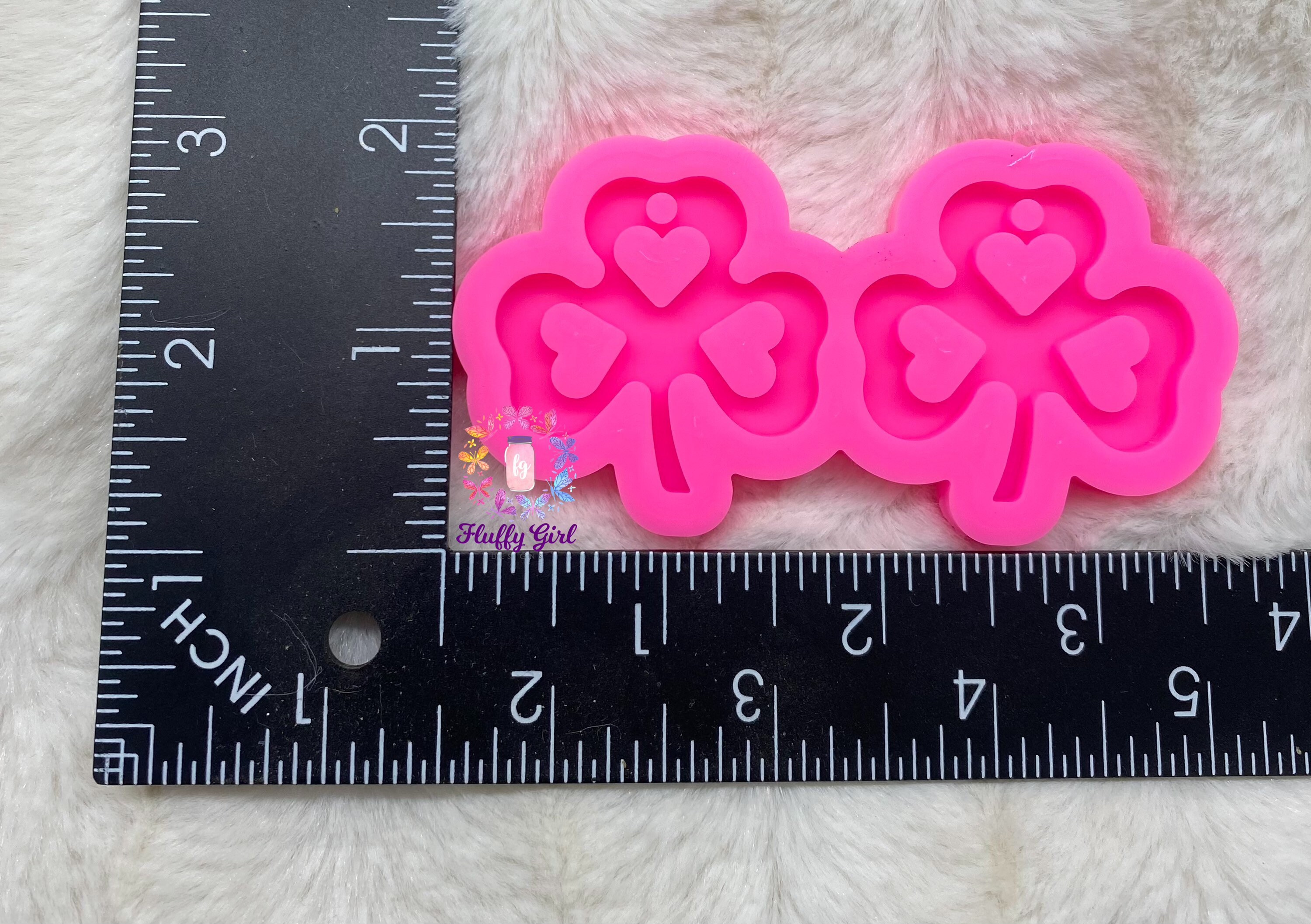 Three Leaf Clover Mold, Leaf Clover Mold, Leaf Mold, Mold, Keychain ...