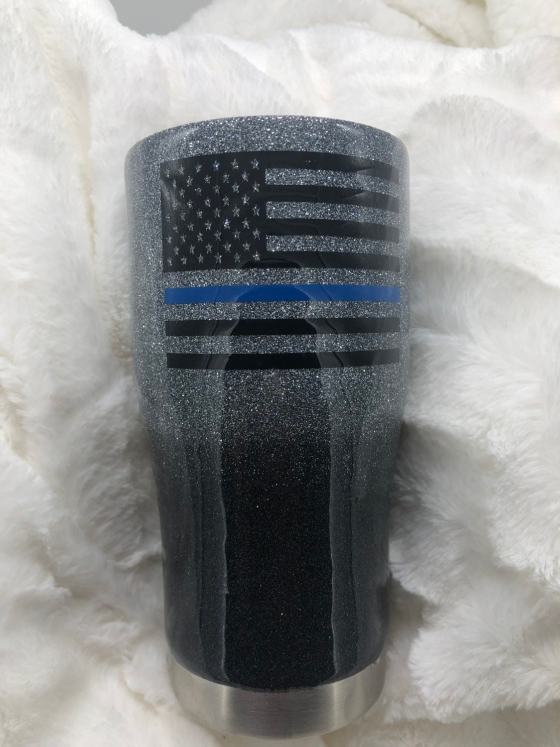 Law Enforcement Law Enforcement Cup LEO Glitter Cup | Etsy