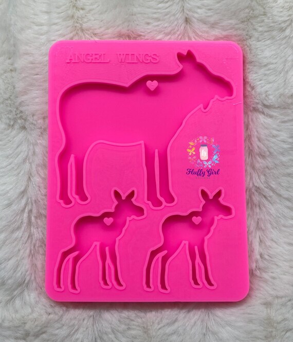 Moose Mold Moose Family Mold Animal Family Mold Molds | Etsy