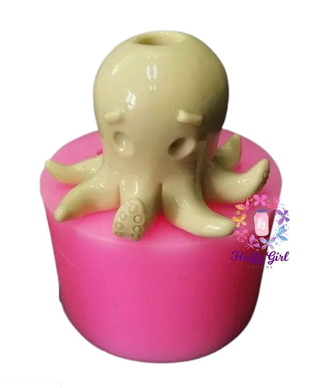 Octopus Mold, Straw Topper Mold, Octopus Straw Topper Mold, Butterfly ...