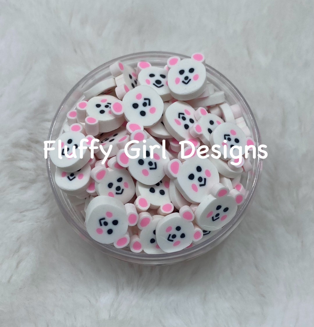 Bear, Polymer Sprinkles, Teddy Bear Polymer Clay, Bear Glitter, FIMO ...