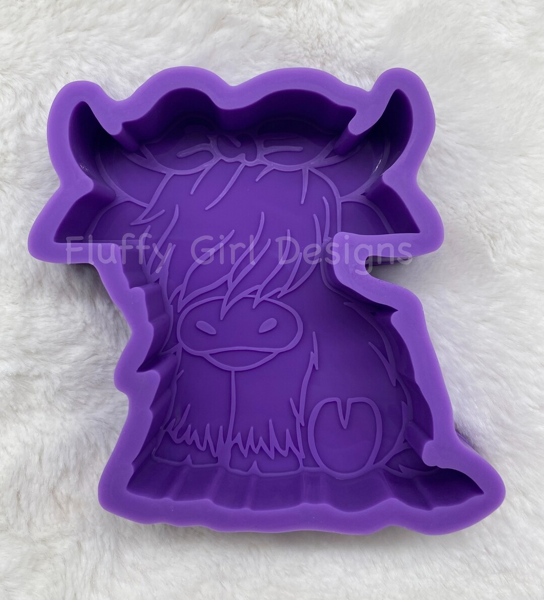 Highland Cow Freshie Mold, Freshie Mold, Cow Mold, Mold, Freshie ...