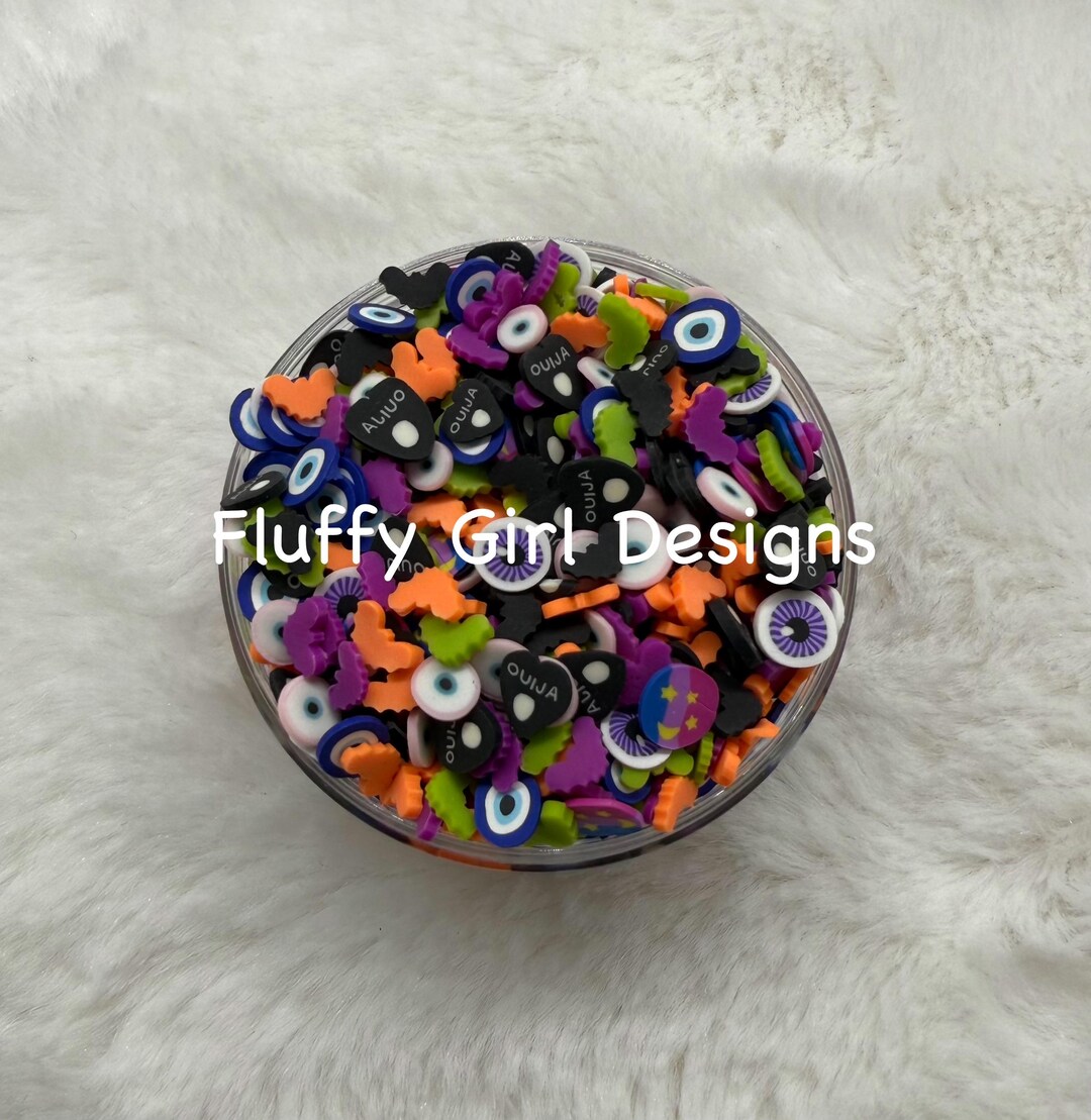 Halloween Mix Polymer Clay, Polymer Sprinkles, Polymer Clay, Halloween ...