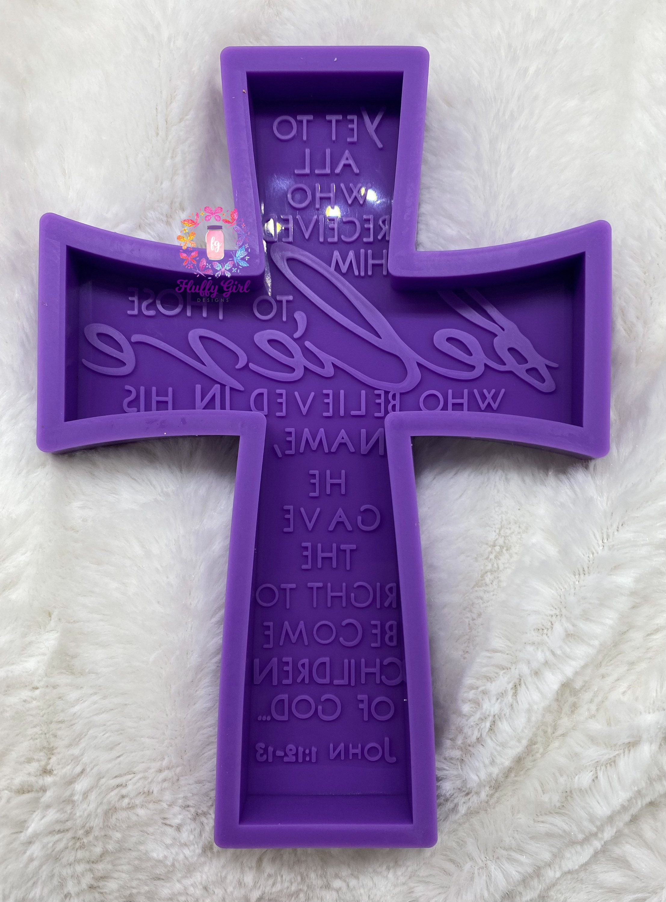 Faith Cross Freshie Mold Freshie Mold Cross Mold Mold - Etsy