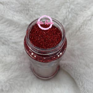 Red Glitter, Glitter, Fine Glitter, Polyester Glitter, Tumbler Glitter ...