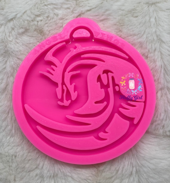 Drachenform Yen Yang Drachenform Gießharzform Silikonform | Etsy