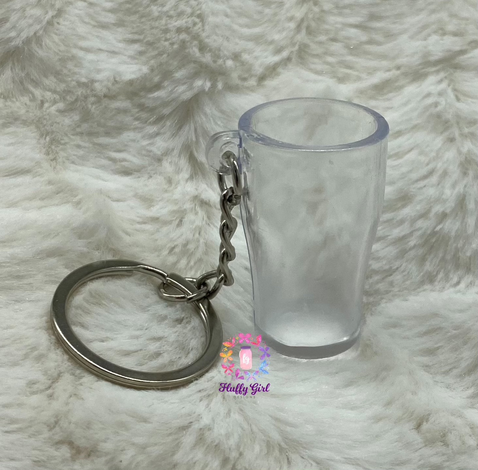 Cup Keychain Mini Cup Keychain DIY Keychain Blank Keychain | Etsy