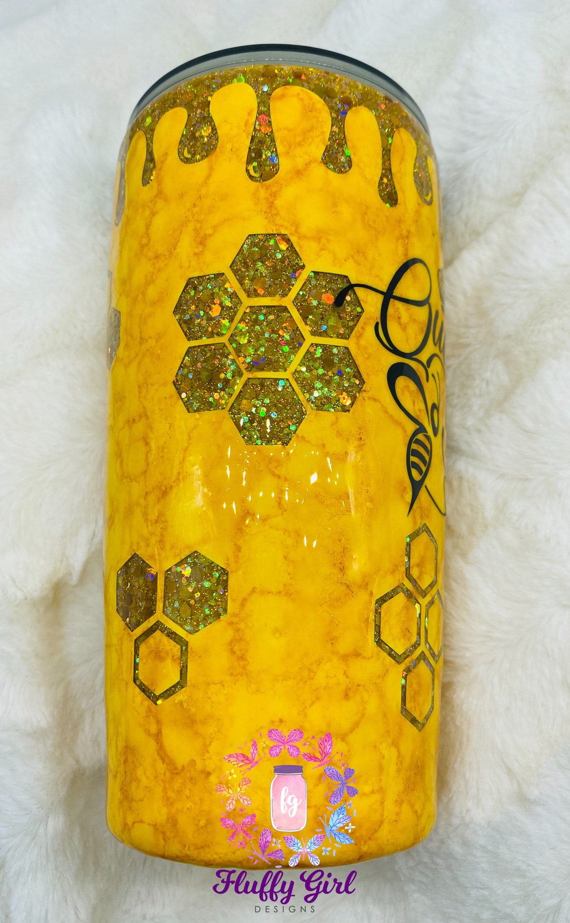 Queen Bee Queen Bee Cup Glitter Cup Glitter Tumbler Bee - Etsy