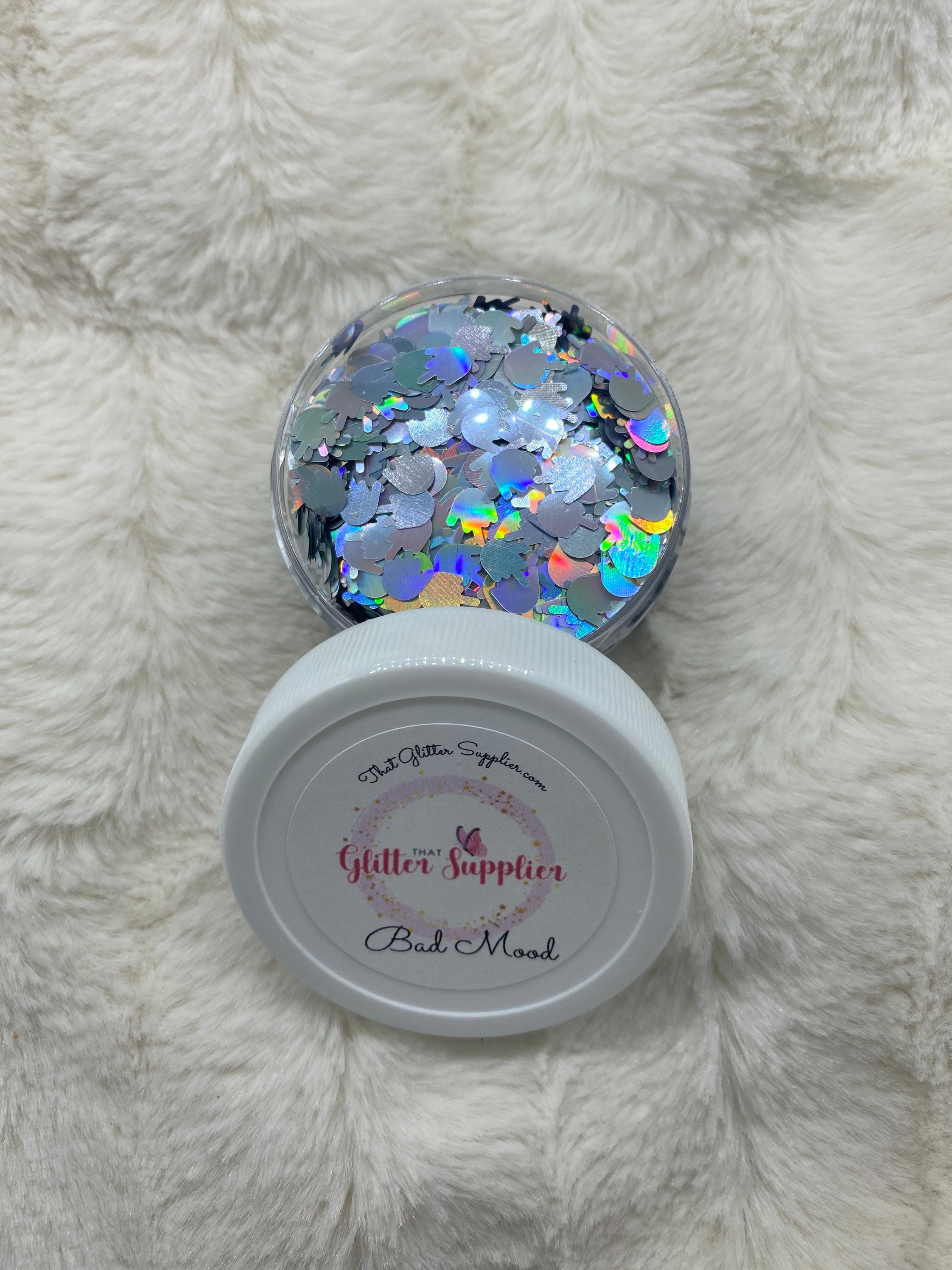 Glitter Middle Finger Glitter Bad Mood Middle Finger | Etsy