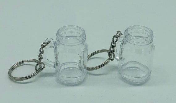 Cup Keychain Mini Cup Keychain Mug Keychain Blank Keychain | Etsy