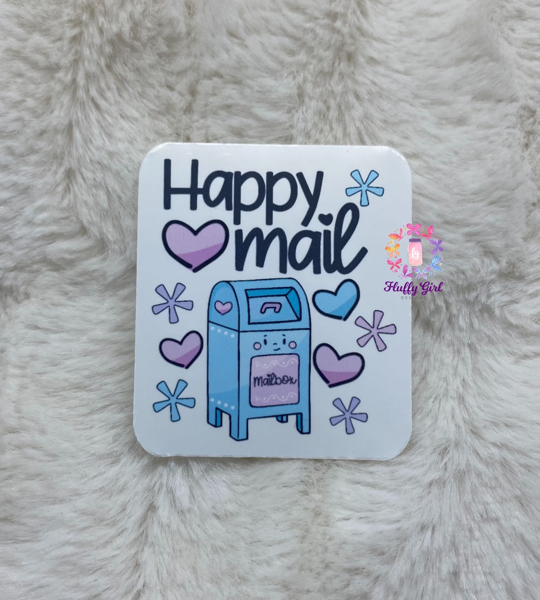 Happy Mail Stickers, Package Stickers, Stickers, Cute Stickers, Glitter ...